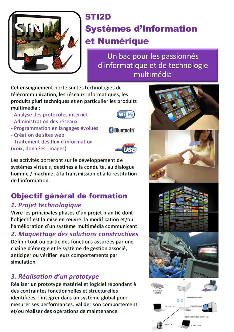 Présentation de la section STI2D - Albert Camus Fréjus